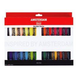 Amsterdam acrylverf set - 24 stuks