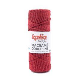 Katia Macramé Cord Fine - orientaals rood 216